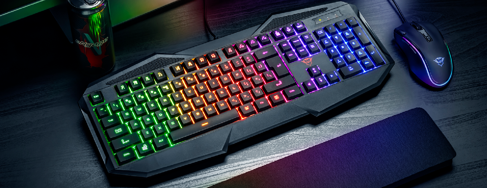 Trust GXT 830-RW Avonn (22591) - Klávesnica